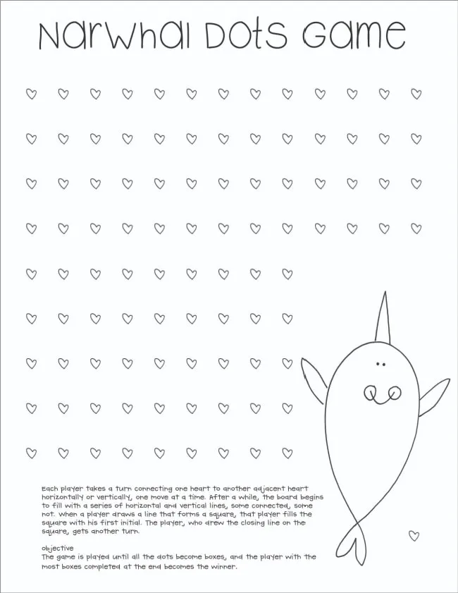 Free Narwhal Printable Activities - Laura Kelly's Inklings