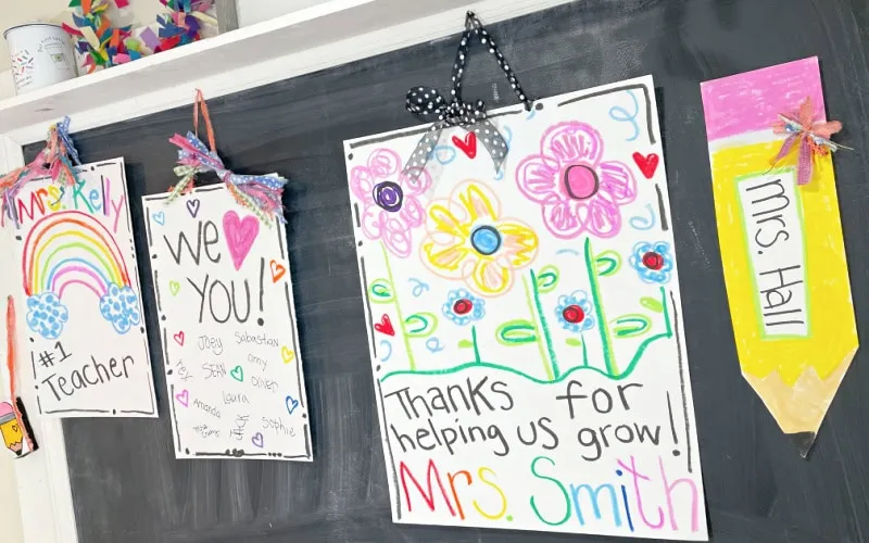 How to Make Teacher Appreciation Posters - Laura Kelly's Inklings