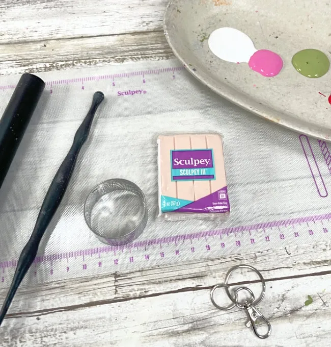 How to Make a DIY Clay Heart Fingerprint Keychain - Laura Kelly's Inklings