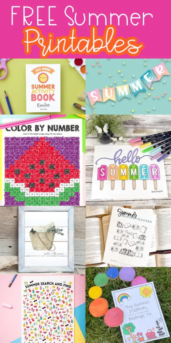 Free Summer Journal Printable - Laura Kelly's Inklings