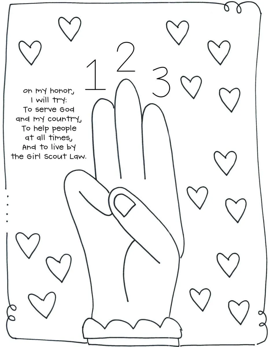 Girl Scout Sign Free Printable for the Girl Scout Promise - Laura Kelly ...