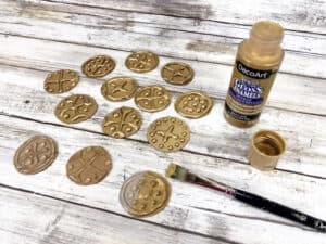Recycled Craft Pirate Gold Coins - Laura Kelly's Inklings