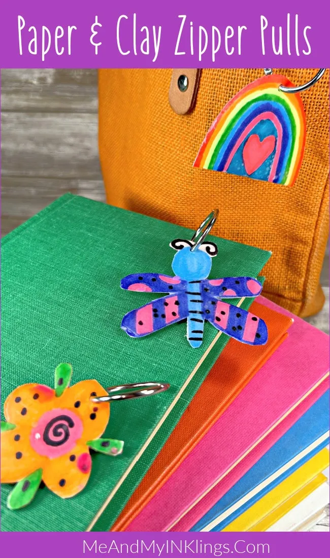 DIY Paper and Clay Zipper Pulls - Laura Kelly's Inklings