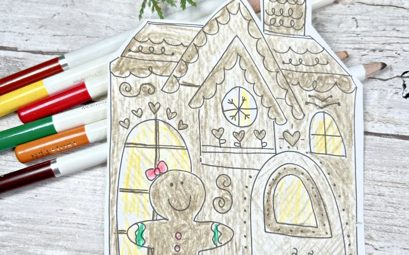 Free Printable Gingerbread House - Laura Kelly's Inklings