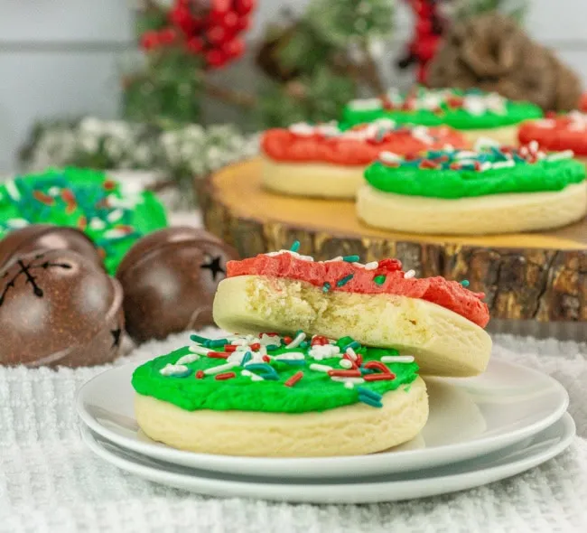 Soft Christmas Sugar Cookies with Frosting - Laura Kelly's Inklings