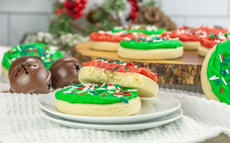 Soft Christmas Sugar Cookies with Frosting - Laura Kelly's Inklings