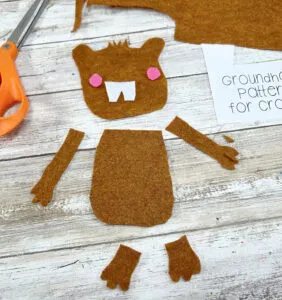 Groundhog Day Kid Craft with Free Pattern - Laura Kelly's Inklings