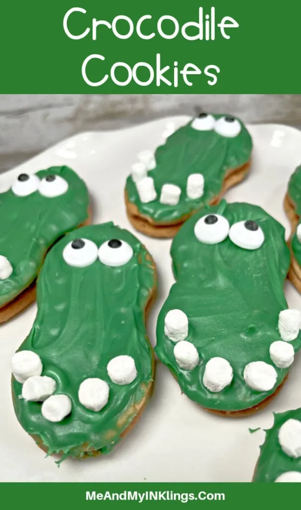 Easy No Bake Alligator Cookies - Laura Kelly's Inklings