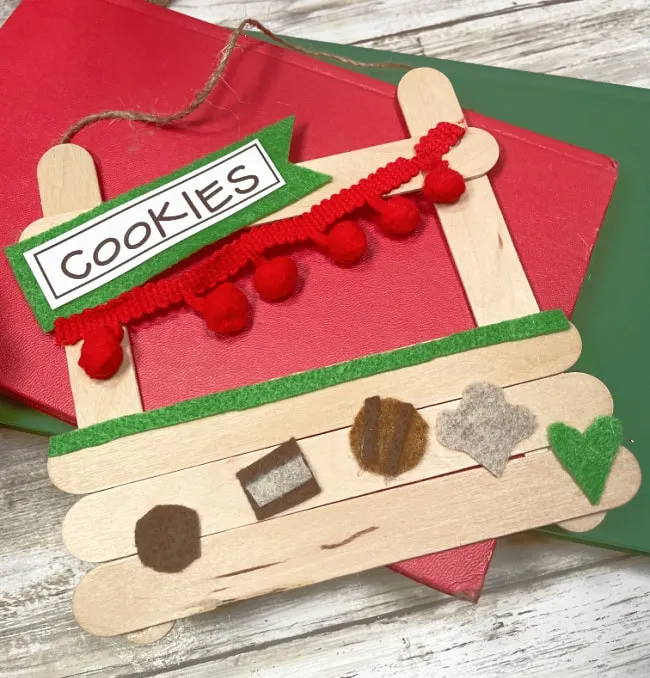 Cookie Booth Ornament Girl Scout Craft Ideas - Laura Kelly's Inklings