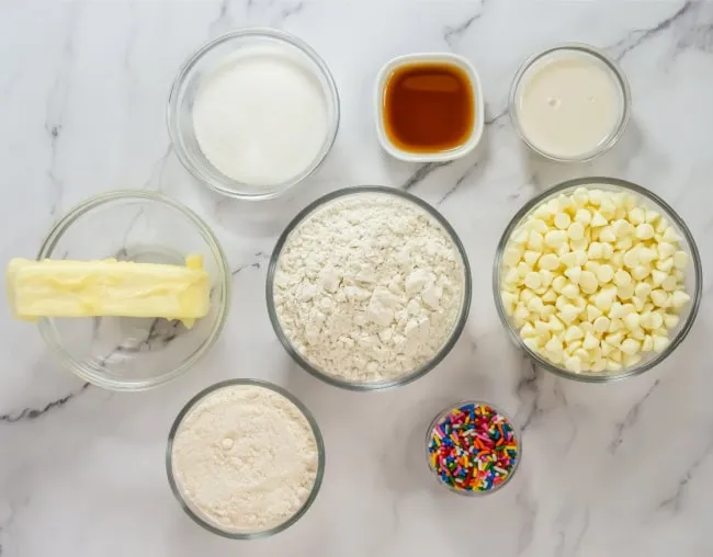 No Bake Cake Ball Cookies with Sprinkles - Laura Kelly's Inklings